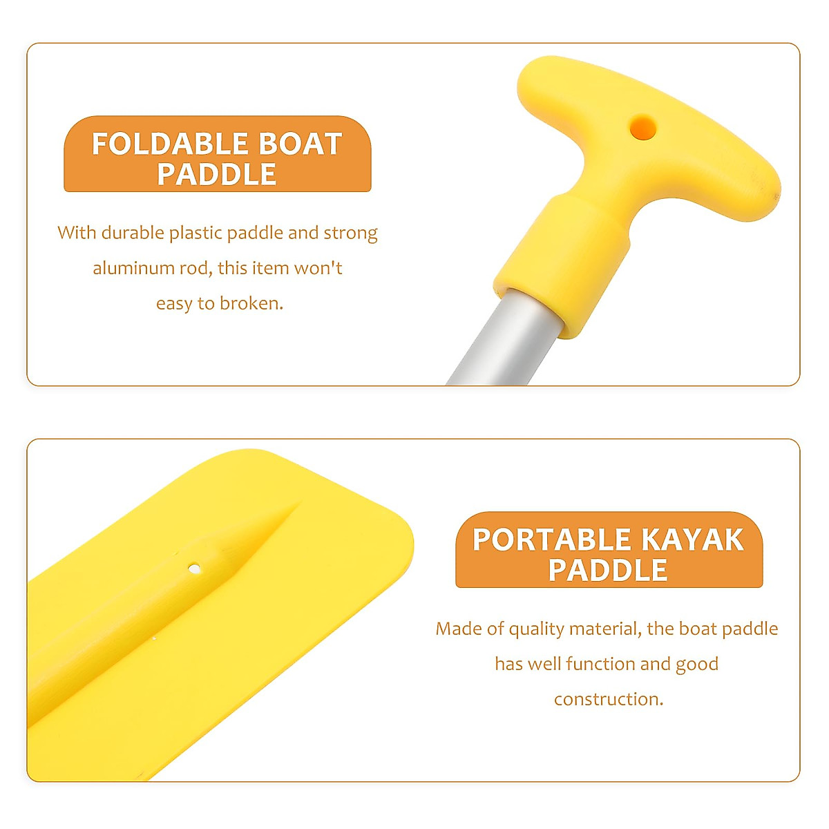 BESPORTBLE 2 Pack Telescopic Kayak Paddle 22-41 Aluminum Alloy Boat Oars Collapsible Paddle for Boat Kayaking Rafting Jet Ski Canoe Outdoor Kayak Water Sports