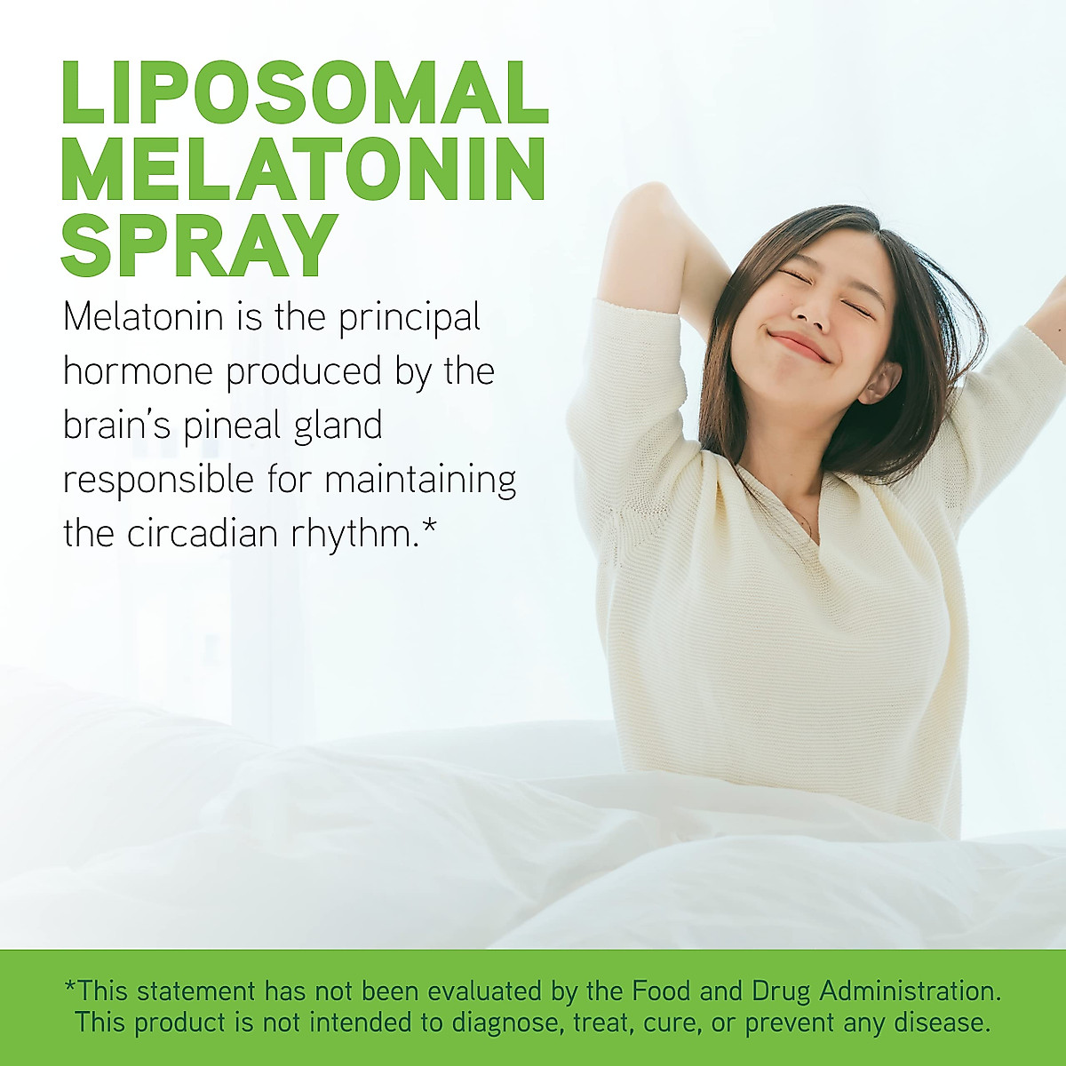 DAVINCI Labs Liposomal Melatonin Spray - Sleep Support Supplement - Bedtime Spray with 3mg Melatonin Per Serving, Fast-Acting Formula, Promotes Restful Sleep* - 30 mL