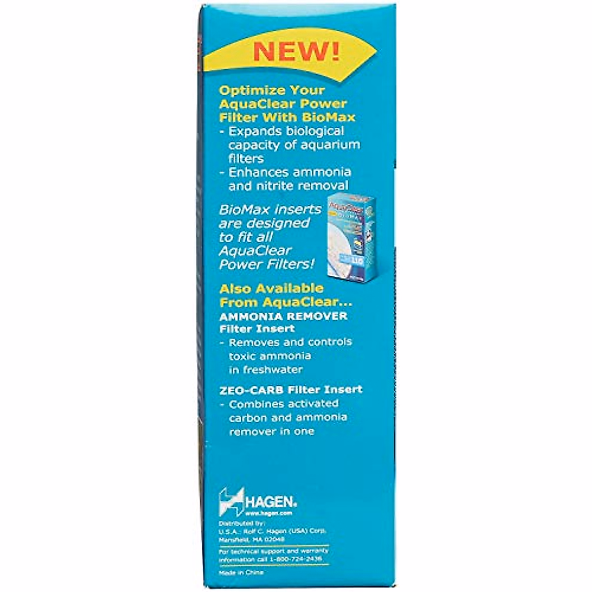 Hagen 6-Pack AquaClear 9-Ounce Activated Carbon Water Filter Insert for Aquarium