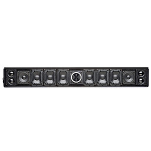 PowerBass XL-1200 Power Sports Bluetooth Sound Bar (XL-1200 with Clamps and Remote), Black