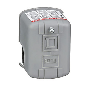 TELEMECANIQUE SENSORS Square D by Schneider Electric 9013FSG2J20 Air-Pump Pressure Switch, NEMA 1, 20-40 psi Pressure Setting, 20-65 psi Cut-Out, 15-30 psi Adjustable Differential