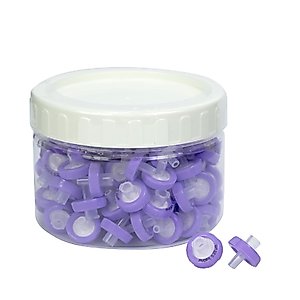 Syringe Filters PVDF Hydrophilic Filtration 0.22um 13mm Membrane Diameter Lab PVDF Membrane Disc Non-Sterile by Labfil, Pack of 100