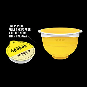 Opopop Microwave Popcorn - Variety 4-Pack Gourmet Popcorn Kit, Collapsible Silicone Popcorn Popper, Popcorn Maker, Gluten Free Snack-Sized Serving, BPA-Free and Dishwasher Safe