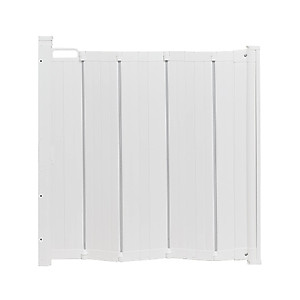 BabyDan Guard Me, Auto Retractable Safety Gate, Fits 22" - 36" Openings, White