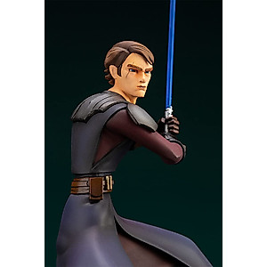 Kotobukiya Star Wars: The Clone Wars: Anakin Skywalker ArtFX+ Statue, Multicolor