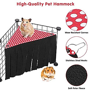 YOUTHINK Rat Beds, Hideout for Guinea Pigs Pet Cage Hammock Fit for Rats Hamsters Hedgehog Ferrets Chinchillas Bunny Mice Small Animals