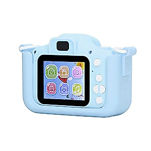 Tgoon Children Camera, Kids Camera 2000W Pixels Auto Focus Quakeproof for Christmas(Blue)