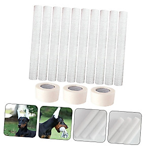 BCOATH 10pcs Puppy Dog Ear Stand Ear Standing Tool Pet Ear Tape Dog Ear Support Dog Supply Ear Standing Support Stick Doberman Pinscher Bracket Foam White Pet Dog Dedicated