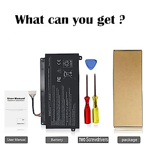 Gomarty PA5208U-1BRS Battery Compatible with Toshiba Satellite P55W E45W E45W-C4200X E45W-C4200 P55W-C5204 P55W-C5208 P55W-C5200X P55W-C5314; Chromebook CB35-B3330 CB35-B3340 CB35-C3300 CB35-C3350