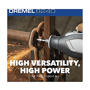 Dremel 8240 12V Lithium-Ion Battery Cordless Rotary Tool with Accessory Bundle (4 Items)