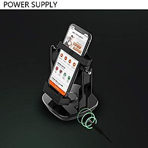 (2 Packs) Phone Swing Compatible for Pokemon Go Walker Cellphone Pedometer Accessories (Mute Version)(USB Cable) Quick Step Earning Device