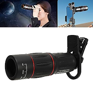 Cell Phone Camera Lens, 28x Telephoto Lens Multilayer Coating Multiple Usage Modes HD for Concert Watching