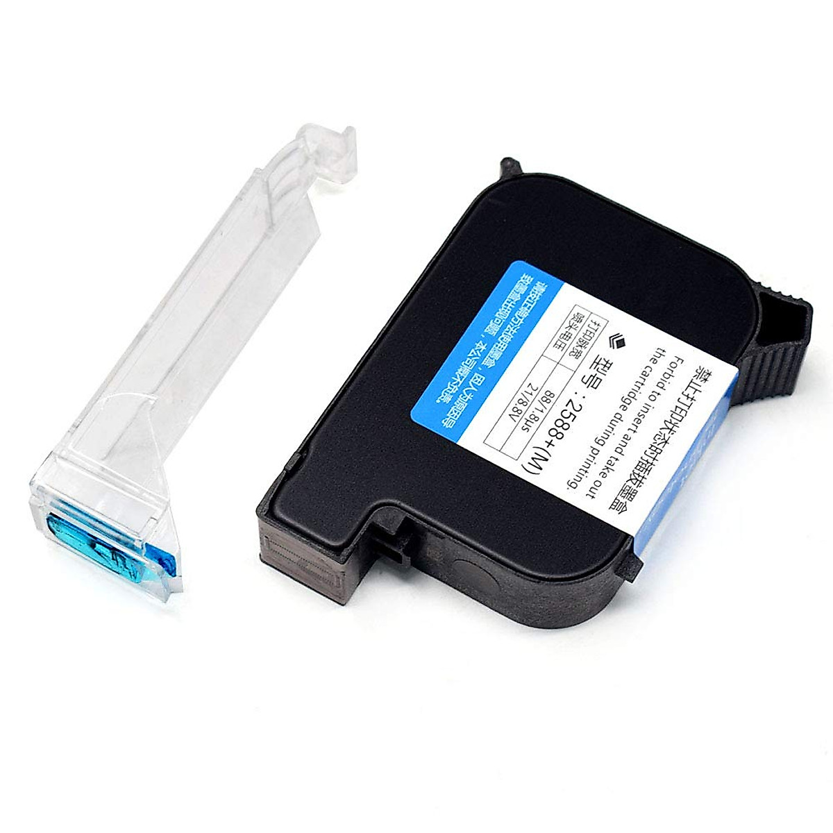 TOAUTO Original Portable Ink Cartridge Quick-Dry Replacement 42ml Ink Cartridge for Handheld Inkjet Printer Coding Machine（Black）