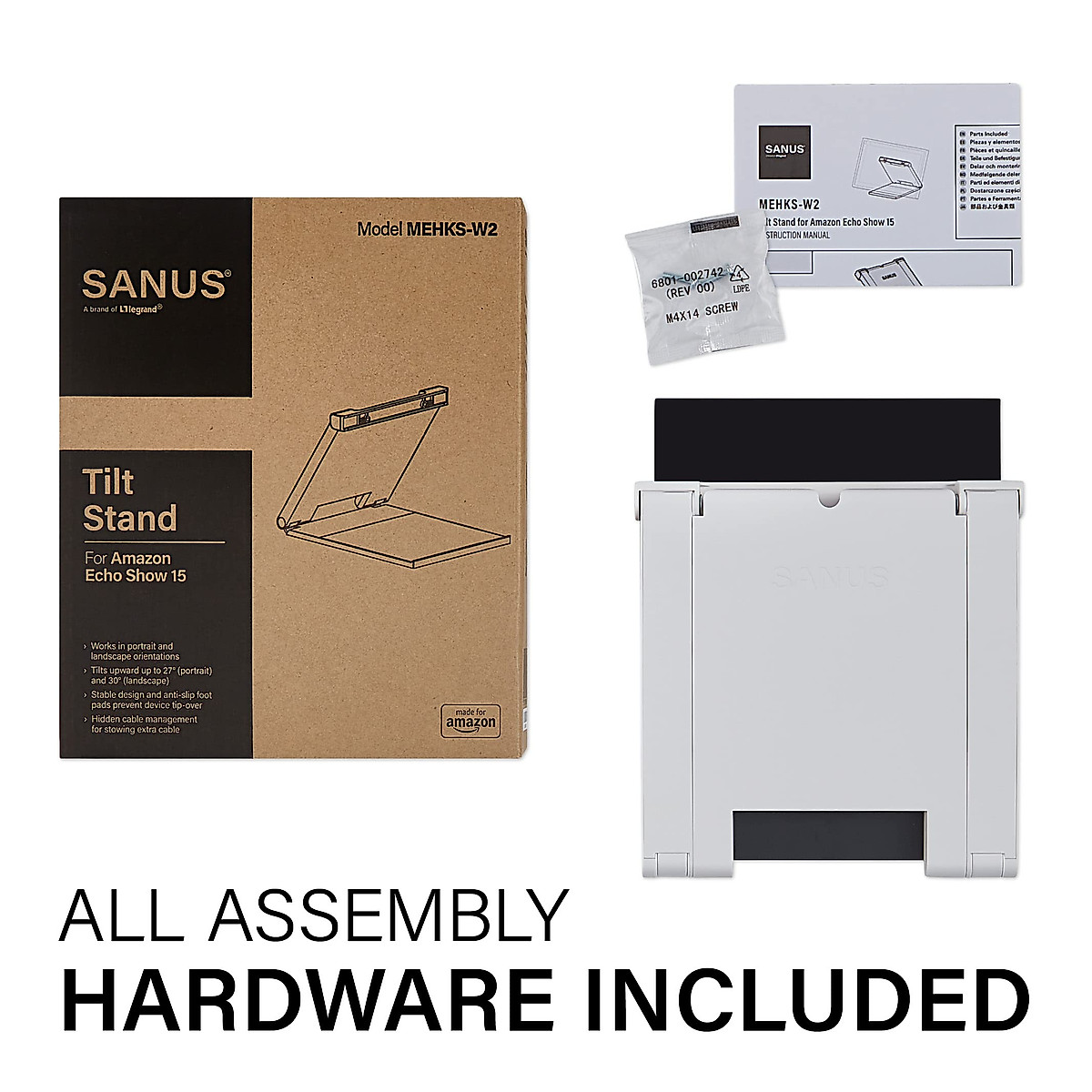 Made for Amazon Tilt Stand, for Echo Show 15