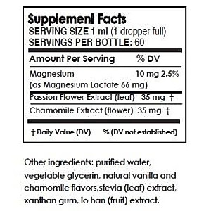 Pure Inventions Tranquility - Supports Relaxation - Vanilla and Chamomile - Water Infusion Drops - No Sugar, Calories, or Artificial Sweeteners - 60 Servings - 2oz