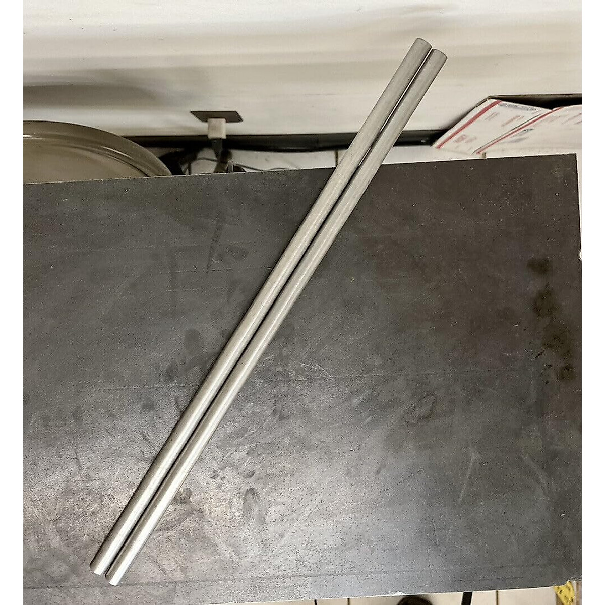 Set of Two, Garage Door Torsion Spring Winding Bars, 17" Rods (303 Stainless)