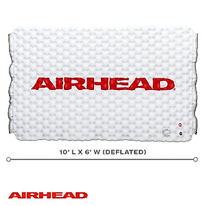 Airhead Air Island, Blue, Inflatable Large Lake Float