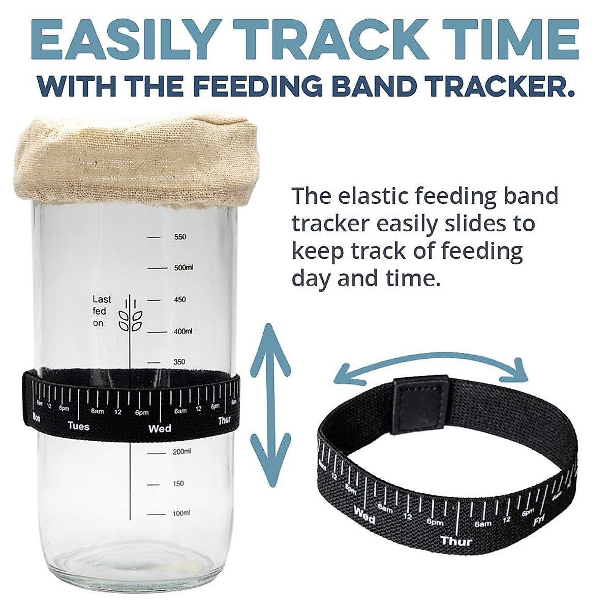 Cultures for Health Sourdough Starter Jar Kit + San Francisco Sourdough Starter Culture Bundle | Essential Baking Supplies For Homemade Bread | DIY Breadmaking Kit