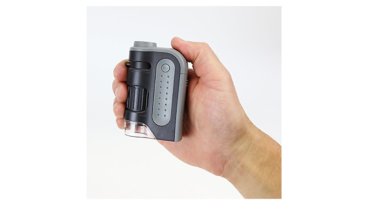 Carson MicroBrite Plus 60x-120x Pocket Microscope - Compact & Powerful