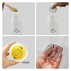 8 Pcs 304 Stainless Steel Shaker Balls 2 Sizes Milkshake Protein Balls Replacement Shaker Bottle Balls for Drinking Bottle Cup