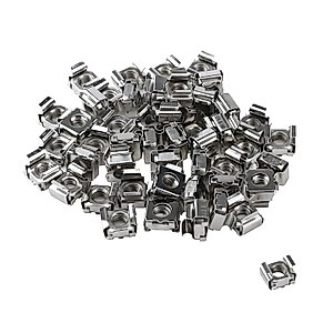 Antrader M6 Cage Nuts, M6 Mounting Cage Nuts for Server Shelves Rack & Cabinet Pack of 50
