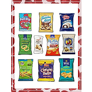 BLUE RIBBON Easter Snack Box Care Package Variety Pack (52 Count) Cookies Chips Candy Snacks Box for Office Meetings Schools Friends Family Military College Women Men Adult Kids