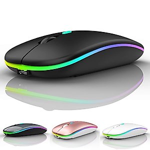 Neises Bluetooth Mouse for ipad,Bluetooth Mouse for MacBook Air/Mac/MacBook Pro/Mini/ipad Pro/iMac/Laptop,Rechargeable Wireless Mouse for MacBook Air/MacBook pro Chromebook Laptop PC