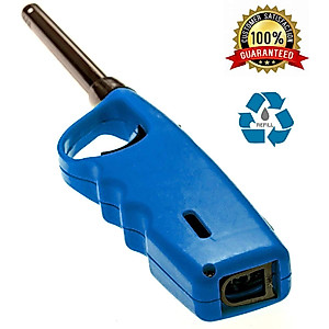 Elite Brands USA Long Lighters Pack, 5 Pack of Butane Refillable Fire Lighters, Ideal as Multipurpose Utility Lighters BBQ Lighters Grill Lighters Kitchen Lighters,Multilor,Large