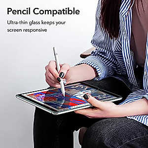 ESR for iPad 9th Generation Screen Protector, Tempered Glass Film with Easy Installation Frame for iPad 9/8/7 Gen (2021&2020&2019, 10.2 Inch), Scratch-Resistant, HD Clear, 2 Pack
