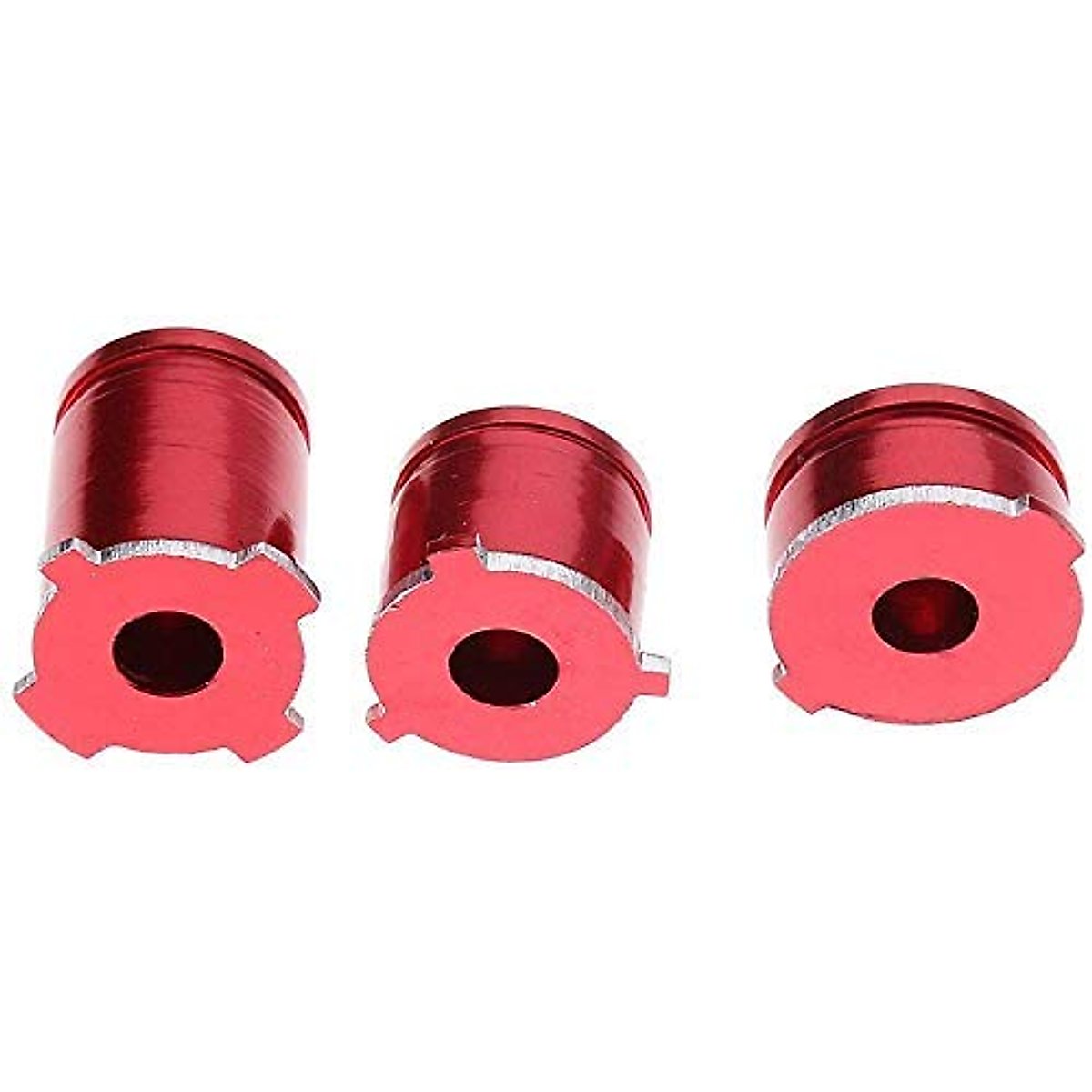 Alloy Metal 9mm Bullet Buttons Mod Kit ABXY & Guide Button for Xbox One xboxone Controller (Red)