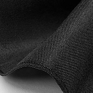 Wealuxe [24 Pack, Black] 100% Polyester Soft Durable Washable Cloth Table Napkins 17 x 17 Inch Great for Restaurants, Dinners and Parties