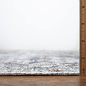 Bloom Rugs Caria Washable Non-Slip 3x5 Rug - Ivory/Gray/Caramel Traditional Persian Area Rug for Living Room, Bedroom, Dining Room, and Kitchen - Exact Size: 3' x 5'