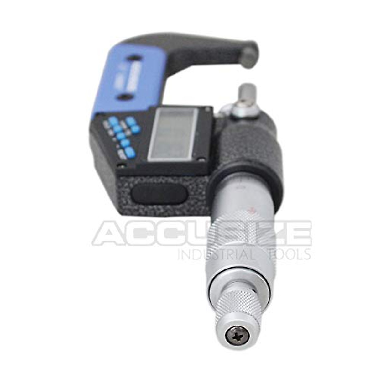 Accusize Industrial Tools 1-2''/25-50 mm by 0.00005''/0.001 mm 7-Key Electronic Digital Micrometer, Water Proof, Ac21-2022