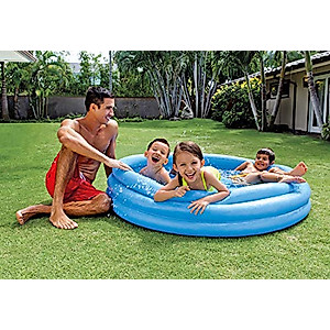 INTEX Crystal Blue Kids Outdoor Inflatable 58" Swimming Pool | 58426EP