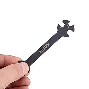 Dilwe Metal Wrench for RC Car, Remote Control Model Toy Tool Multi-function Wrench for RC Car