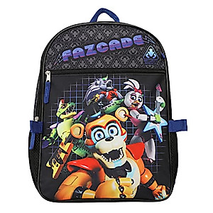 Bioworld Five Nights At Freddy's Security Breach Fazcade Youth 5-Piece Backpack Set