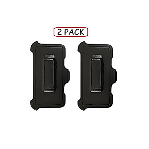 2 Pack Holster Belt Clip Replacement Compatible with OtterBox Defender Series Case for Apple iPhone XR (6.1") ONLY (Belt Clip Only, Not Including The Case)