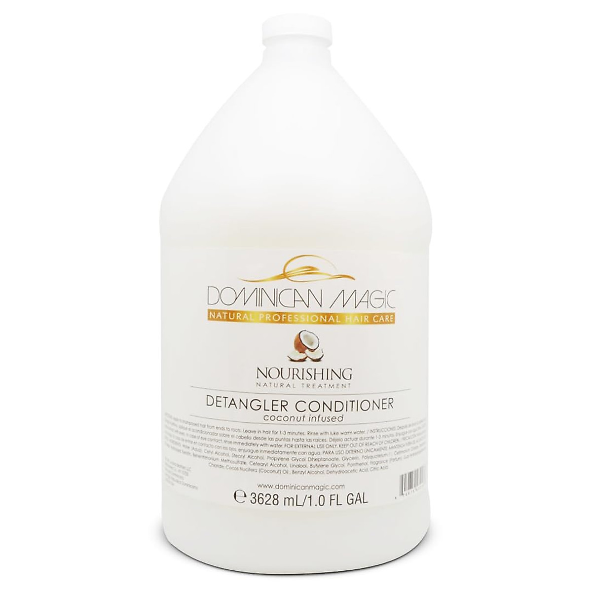 Dominican Magic Detangler Coconut Infused Conditioner 3628ml/1Gallan… (1 Gallon)