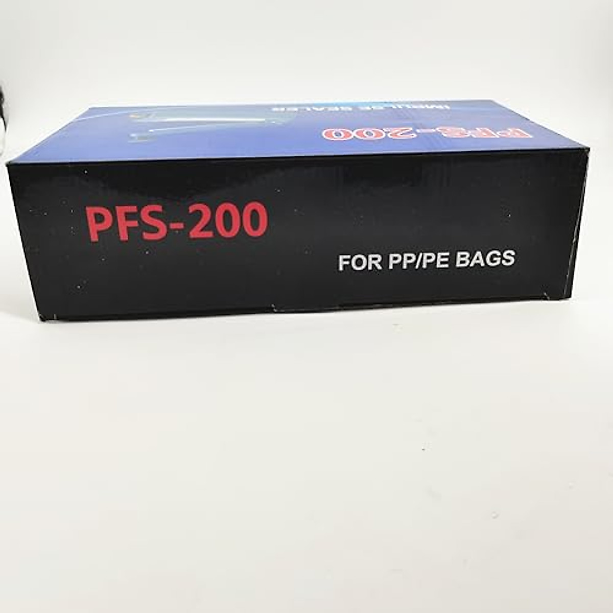 Impulse Sealer 8 Inch Heat Sealer for Plastic Bags, Plastic Mylar Bag Sealer, Iron Shell, Manual Poly Bag Heat Sealer Machine, 3mm Sealing, 4 Replacements Kit (2 Cutting Lines Included)