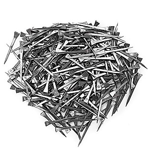 Horseshoe Nails, E6 250PCS Firmly Horse Tool Horse Hoof Nail with Good Elasticity Steel Hoof Peg Securing Accessory for Horse Training Equestrian Sports