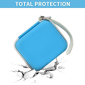 PAIYULE Kid Camera Case Compatible with Instant Camera for Kids Digital Video Cameras Storage Holder Bag for Girls Toddler Camera And Print Paper(Box Only) (Blue)