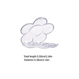 Beaupretty 10PCS Clear Empty Eyeshadow Palette Makeup Organizer Eyeshadow Storage Box Case Lipstick Pigment Palette Tray