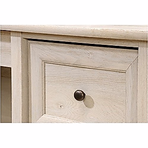 Pemberly Row Executive Desk in Chalked Chestnut