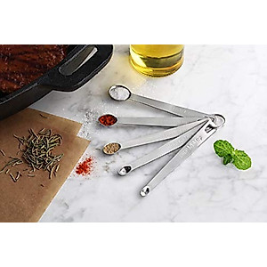 New Star Foodservice 42924 Stainless Steel Measuring Spoons Set, Mini