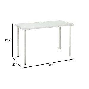 IKEA Linnmon Desk with Adils Multi Purpose 47 1/4x23 5/8 Table, Top and White Legs
