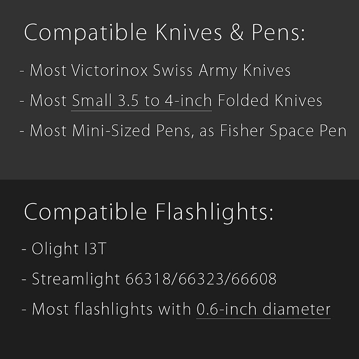 EDC Leather Pocket Organizer, Pocket Slip, Pocket Knife Pouch, EDC Carrier, with Pen Loop, Everyday Carry Organizers, Full Grain Leather. Chestnut.