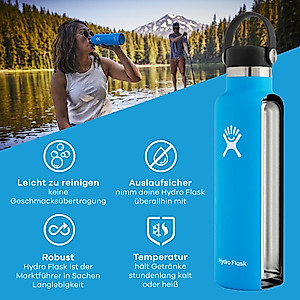 Hydro Flask Standard Mouth Stainless Steel Bottle with Flex Cap