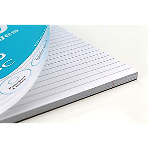 Silvine A4 Everyday FSC Refill Pad. Lined with Margin, 160 Pages of FSC Certified Paper. Ref FSCRP80 [Pack of 5]