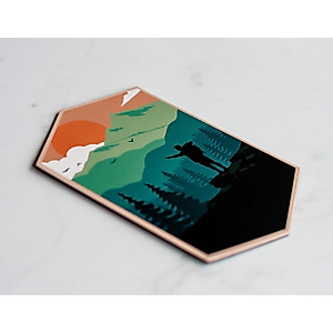 Mendocino California 4-Inch Fridge Magnet Outdoors Hike Design