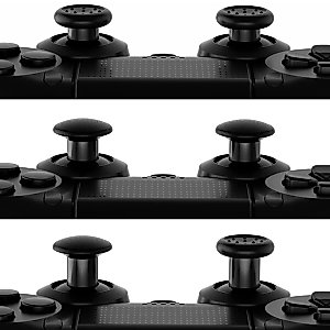 MODDEDZONE Smart Extreme Modded Controller + Anti Recoil 2 Remap Buttons & Interchangeable Thumbsticks & Hair Triggers, Tactical Buttons Compatible with PS5 Custom Controller PC (Ragnarok)